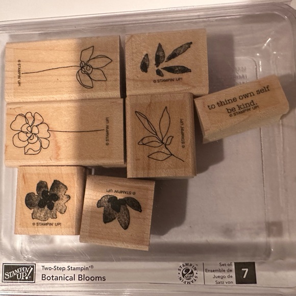 Stampin' Up! | Art | Stampin Up Botanical Bloom Stamp Set | Poshmark